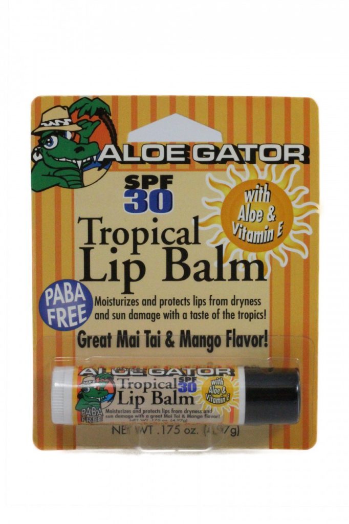 קרם הגנה לשפתיים Lip balm של חברת Aloe Gator באתר ULTRAWAVE